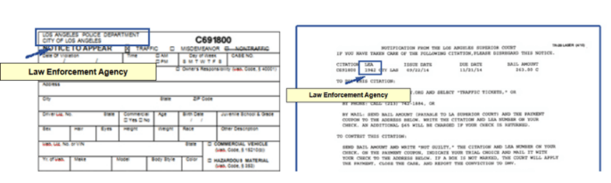 Ticket LEA Codes For Los Angeles County Courts | Best Online Traffic School